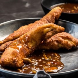 Battered Cod With Hot & Sour Sauce| Recipes | AEG