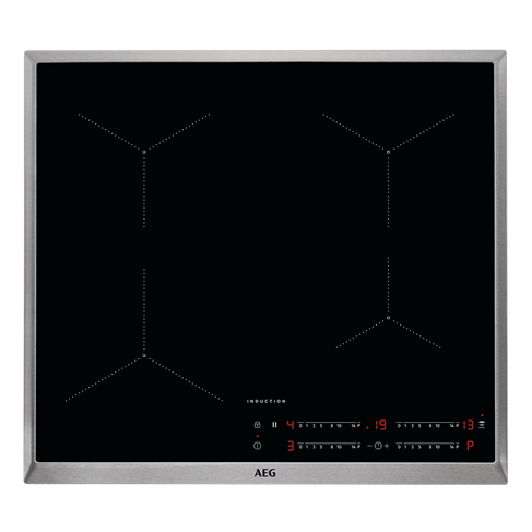 60cm 4 Zone Full Induction Cooktop - IKB64431XB | AEG
