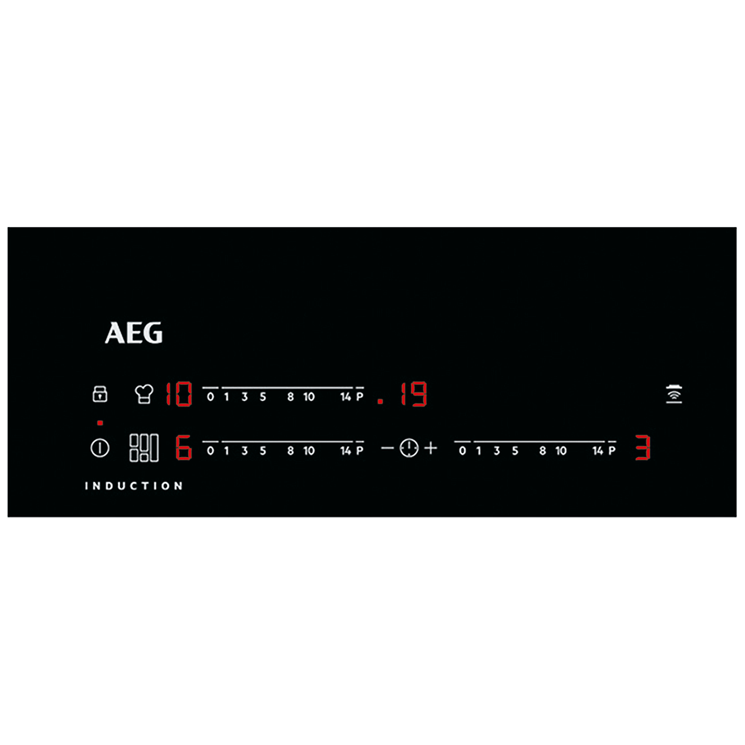 60cm 3 zone induction cooktop with ProCook & FlexiBridge - IKE63471FB | AEG