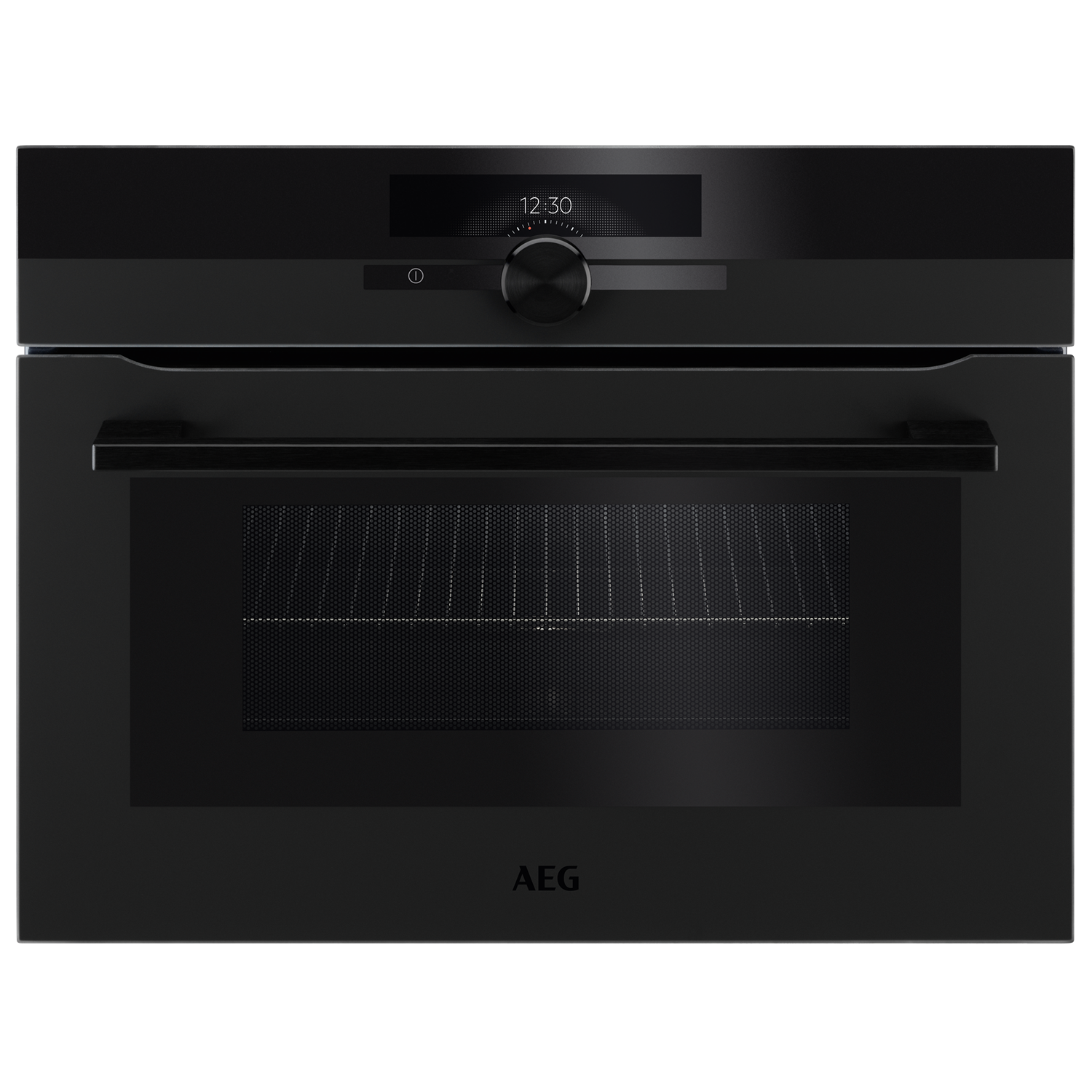 45cm Compact CombiQuick microwave oven, matte black - KMK96708PT | AEG