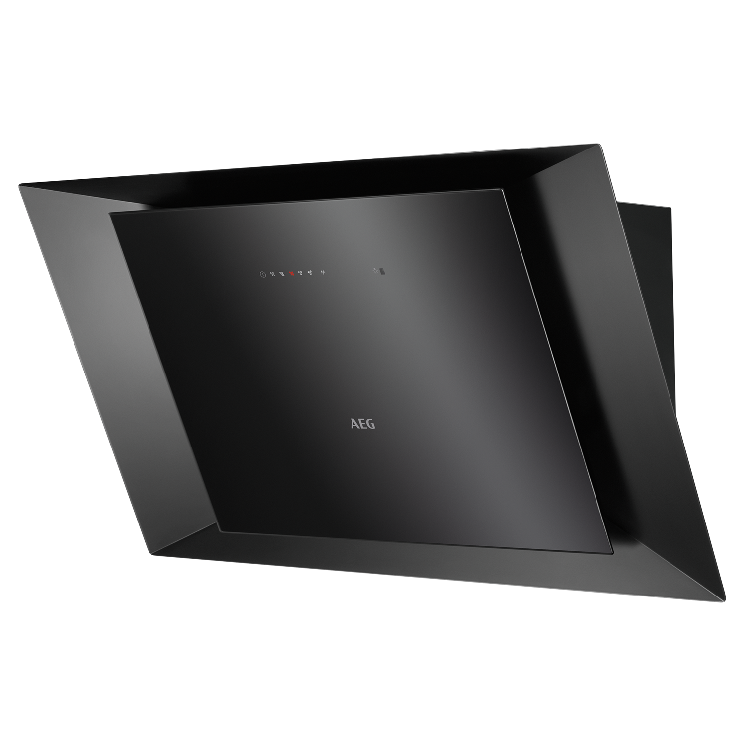 90cm inclined rangehood, matte black - DVK6981HB | AEG