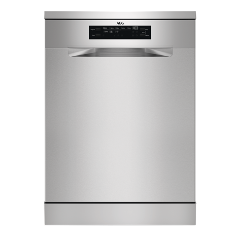 60cm freestanding stainless dishwasher - FFB53600PM | AEG