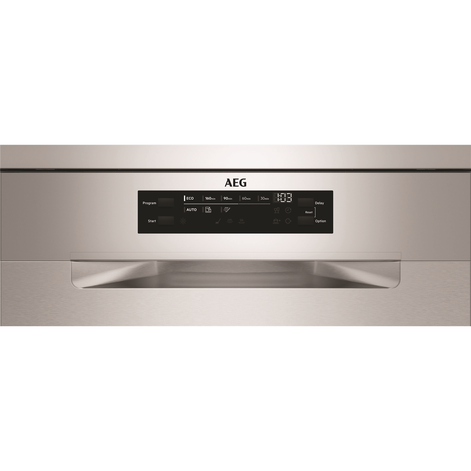 60cm freestanding stainless dishwasher - FFB53600PM | AEG