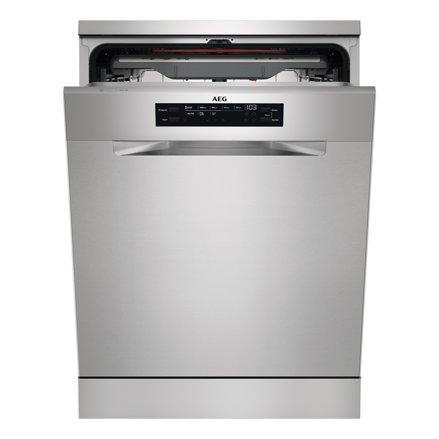 60cm freestanding stainless dishwasher - FFB51600ZM | AEG