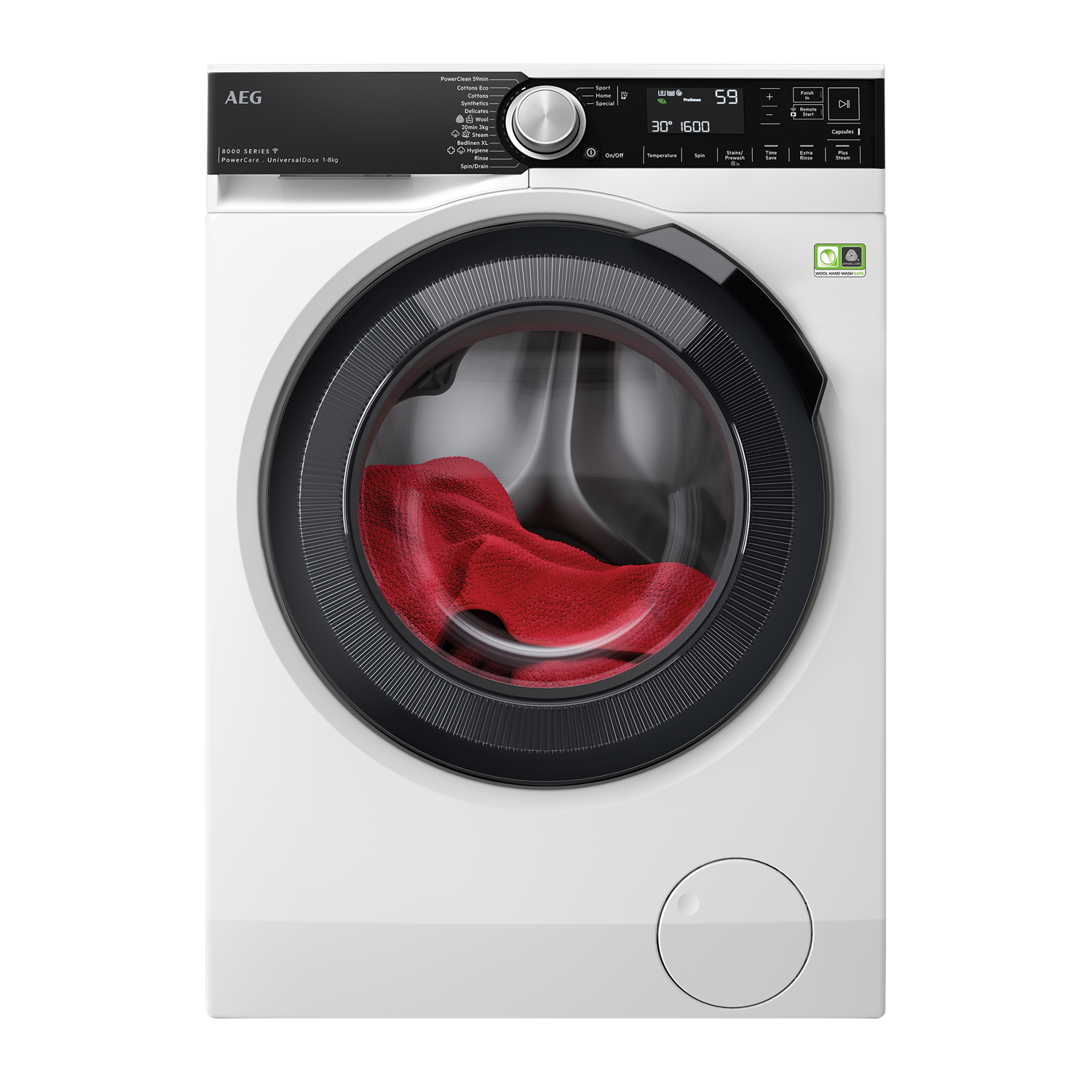 8kg 8000 Series Front Load Washing Machine - LF8584M8O | AEG