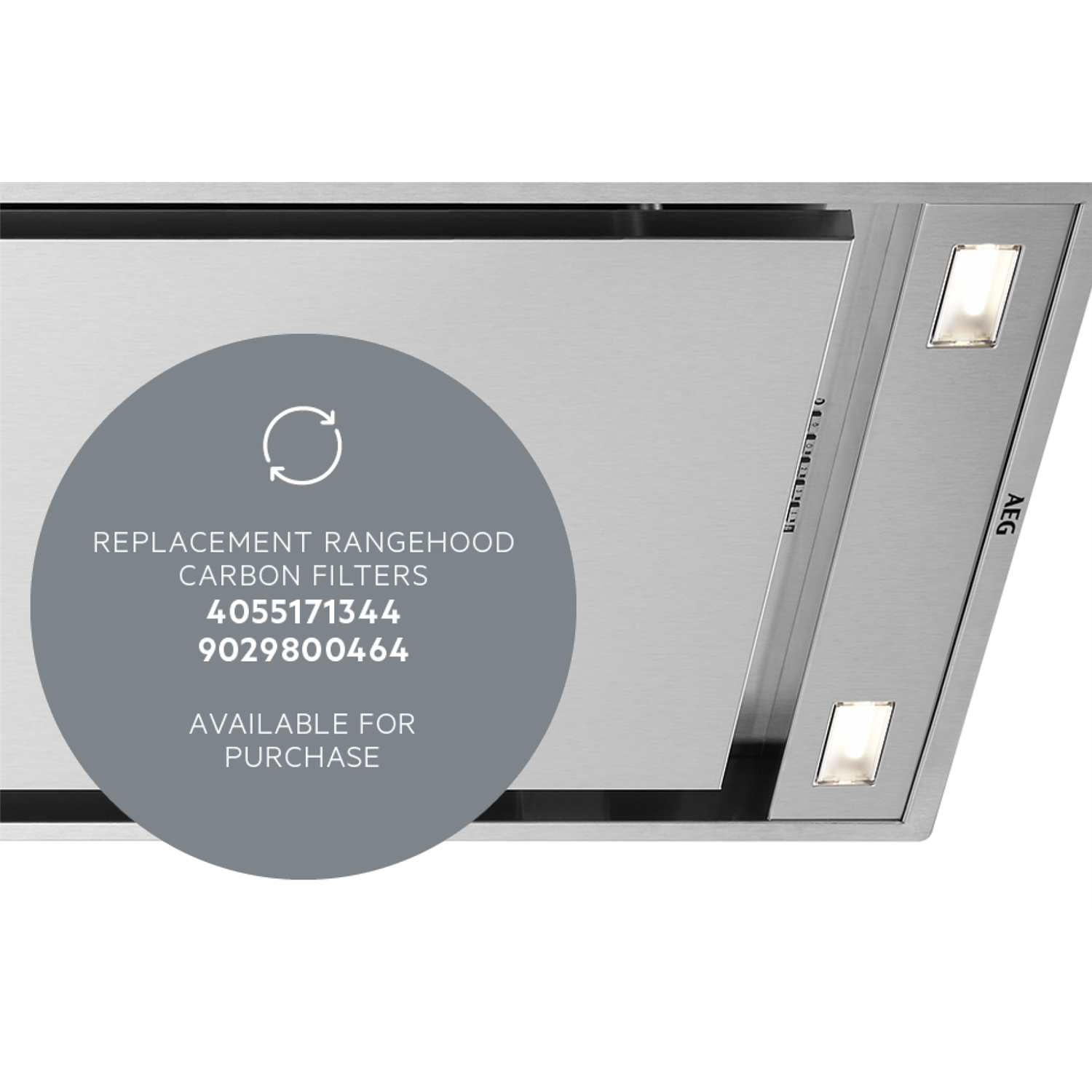 120cm ceiling rangehood, stainless steel - DCE5280HM | AEG